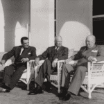 The Big 3, Joseph Laniel, President Eisenhower, Churchill - Holden ...
