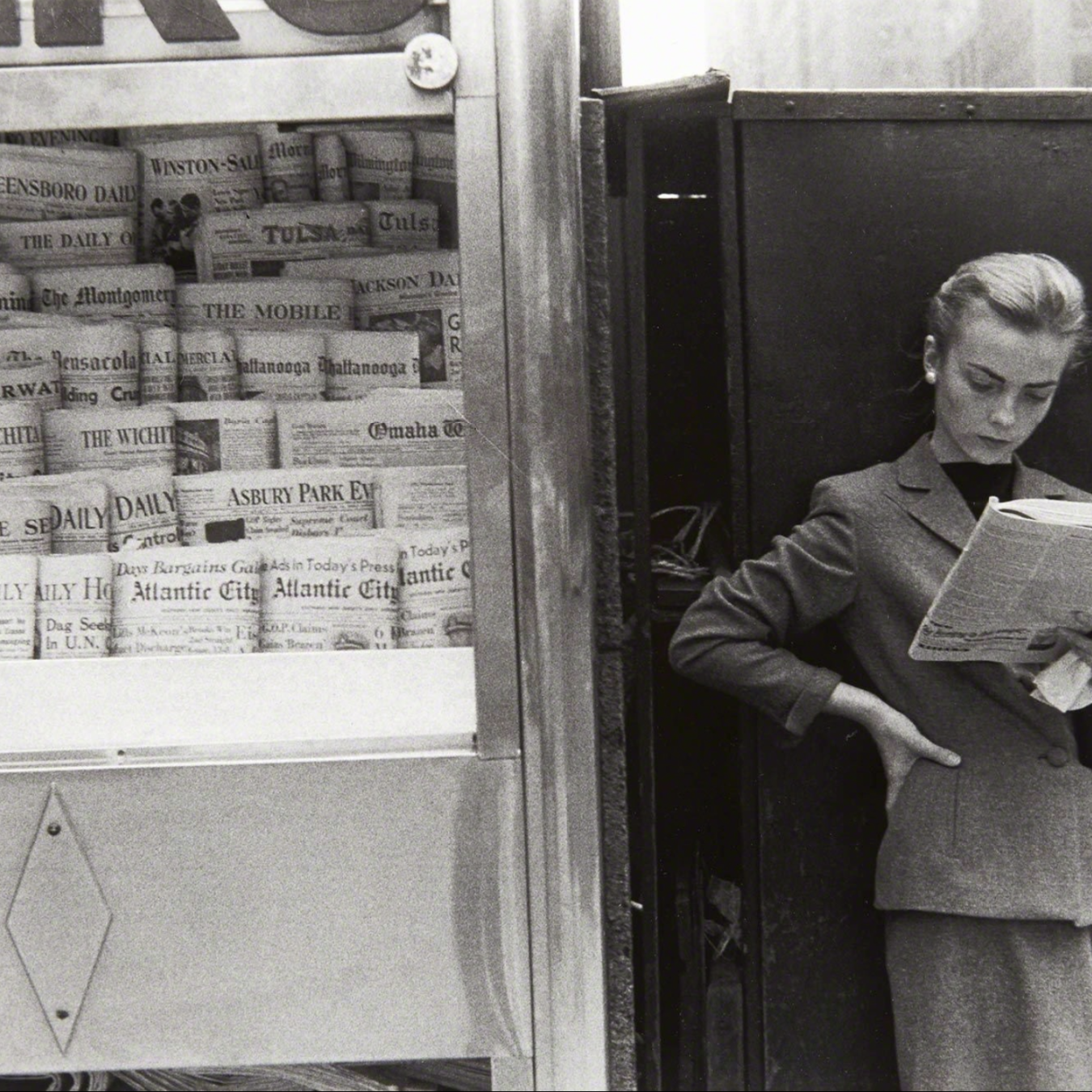 Elbowing, Out of Town Newstand - Holden Luntz Gallery