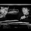 Mick Jagger in Car with Leopard, Los Angeles - Holden Luntz Gallery
