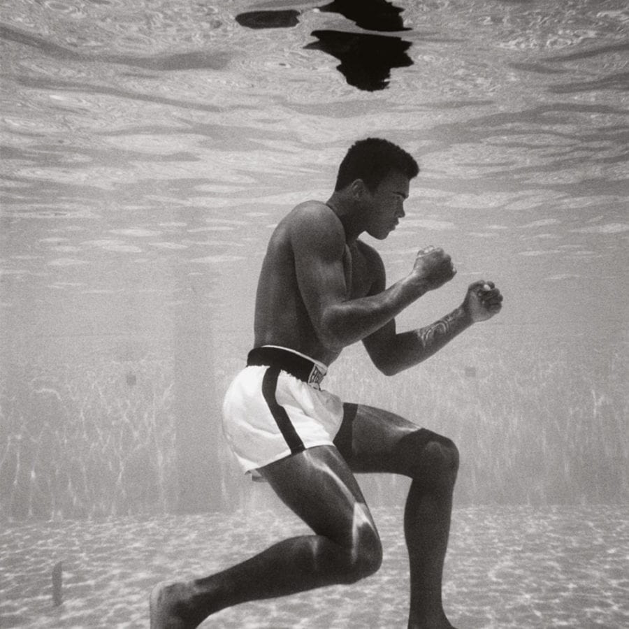Muhammad Ali Boxing Underwater - Holden Luntz Gallery