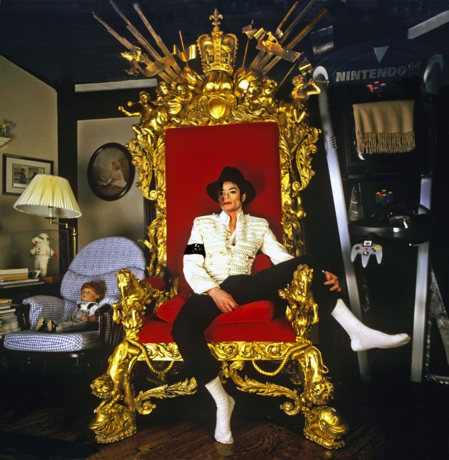 Michael Jackson on Throne (King of Pop) - Holden Luntz Gallery