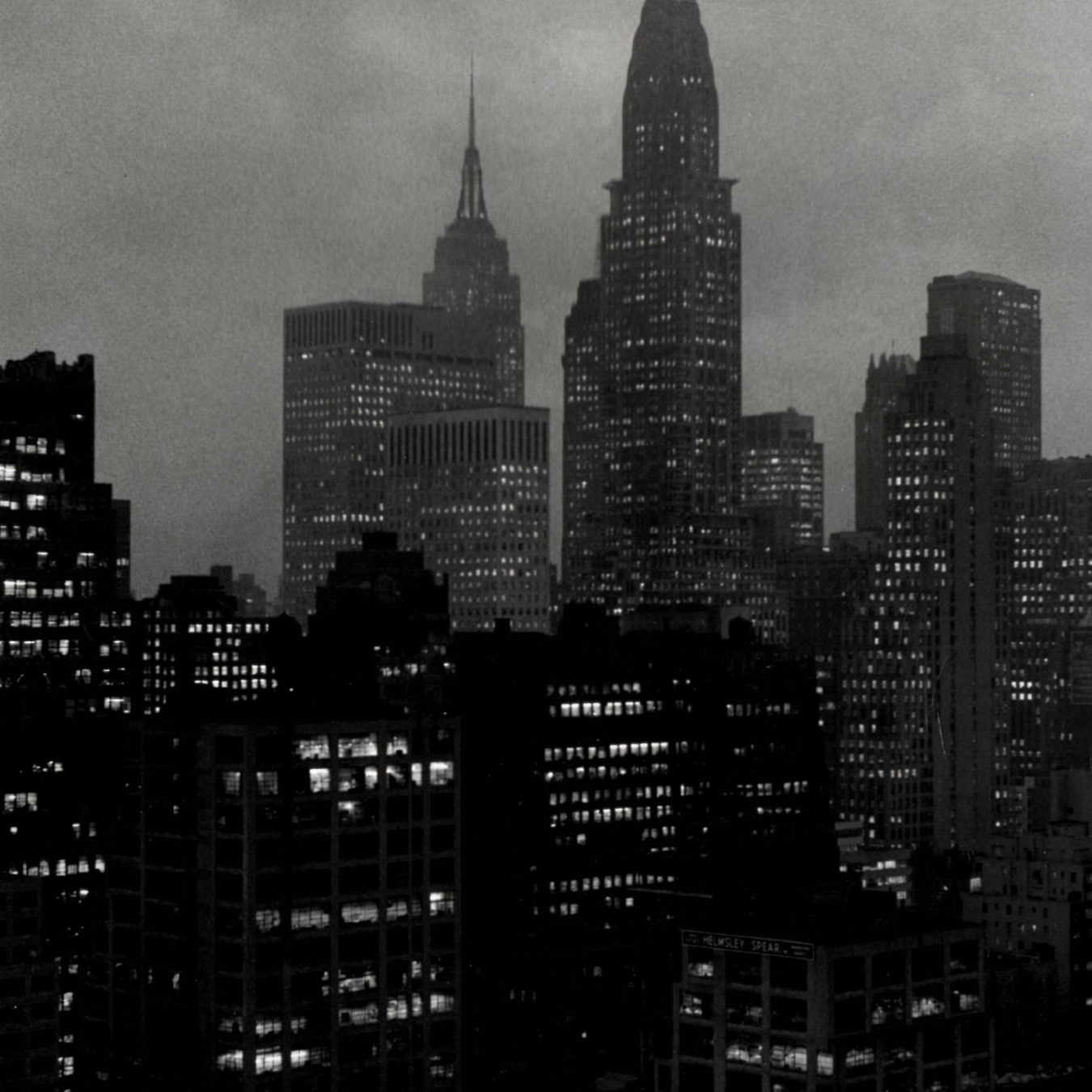 New York at Night Midtown - Holden Luntz Gallery