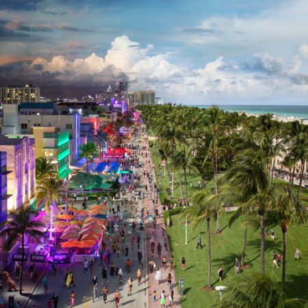 South Beach, Miami, Day to Night - Holden Luntz Gallery