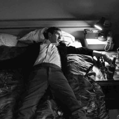 Bobby Fischer On the Bed at Night - Holden Luntz Gallery