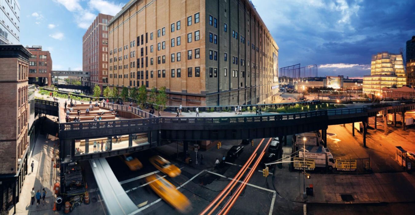The Highline, NYC, Day to Night - Holden Luntz Gallery