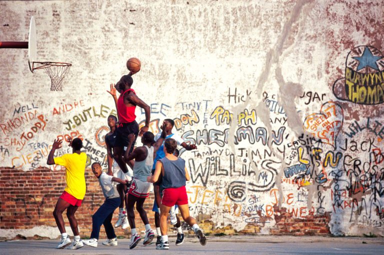 Michael Jordan, Graffiti Wall, Nike - Holden Luntz Gallery