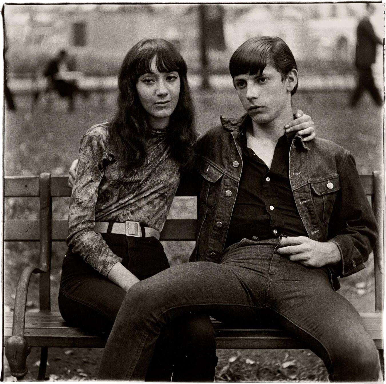 Jorge Luis Borges In Central Park, N.Y.C. - Holden Luntz Gallery