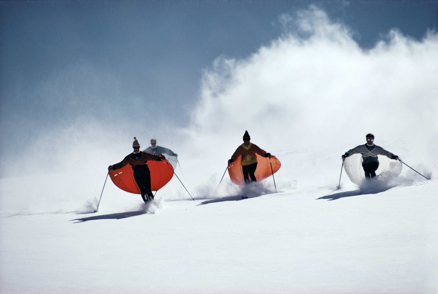 Caped Skiers - Holden Luntz Gallery