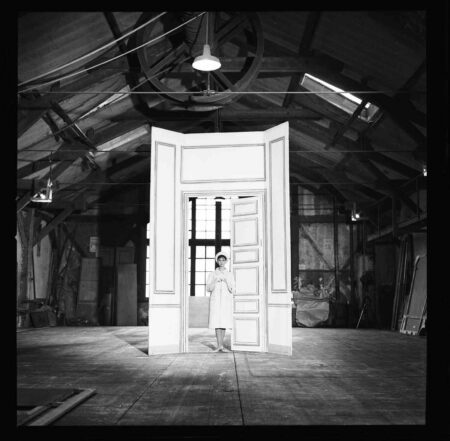 Karen Blanguernon and the fake door - Holden Luntz Gallery