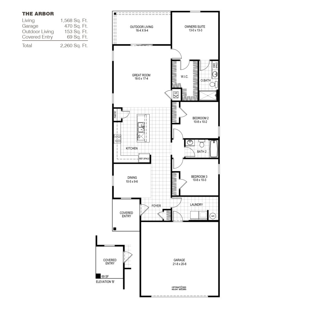 Arbor | New Home Floorplan - Value Collection by Holiday Builders