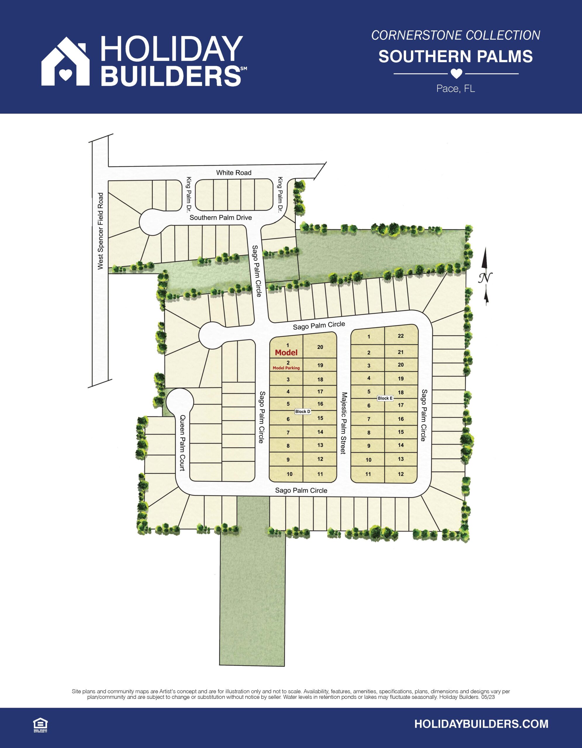 New Homes in Southern Palms - Holiday Builders