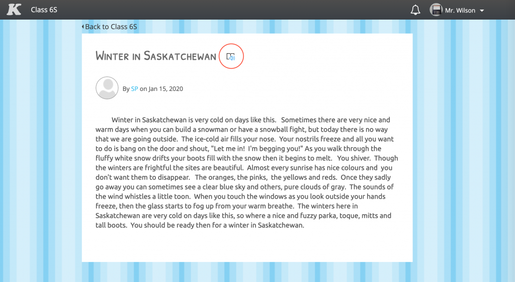 Amazing new possibilities with Kidblog and Microsoft’s Immersive Reader ...