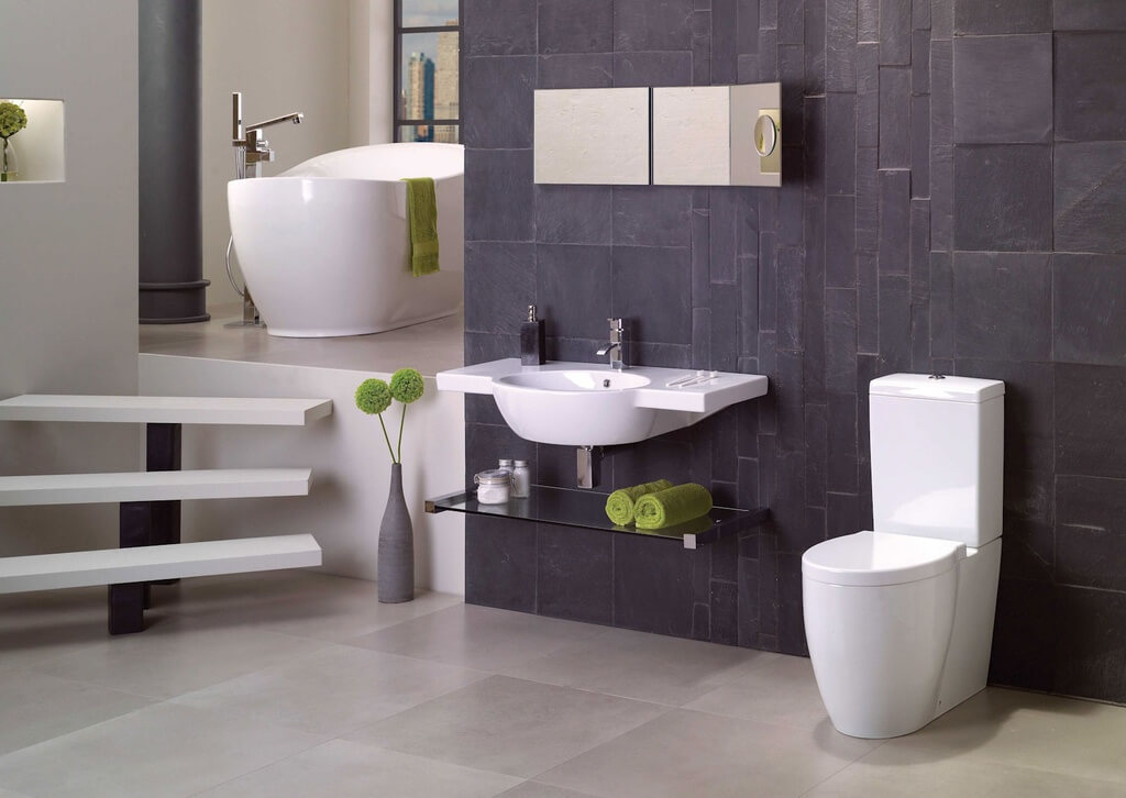 29 Bathrooms with Stylish Floating Sinks – Graphic World
