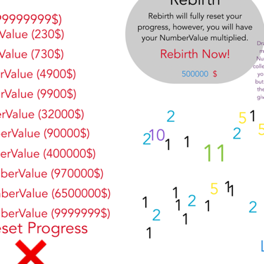 Number Simulator v1.9 #simulator #games by The Icelandball47