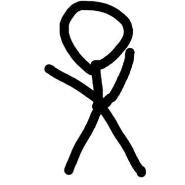 Stick man #art by Yay it’s Pokècraft!!