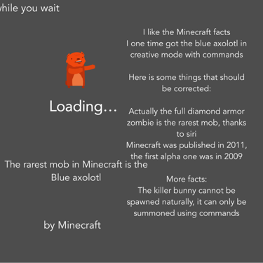 minecraft Loading Screen #games Remix Remix I like the facts! by ...