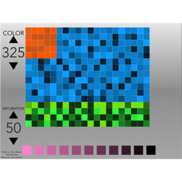 Pixel art pad version 1.5 by DylanBarrett