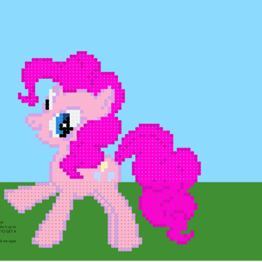 Pinkie pie pony pixel art! by Unpopular