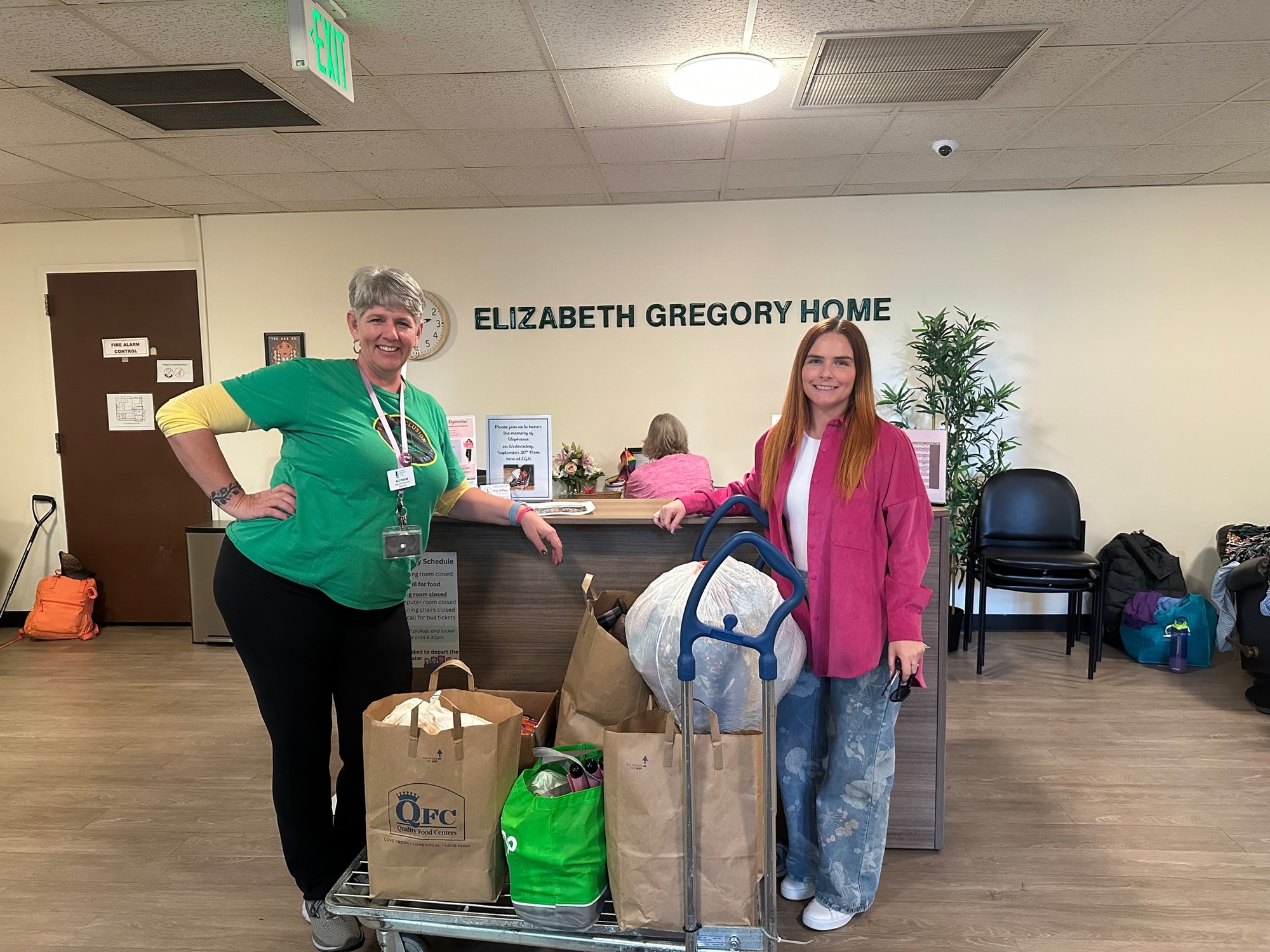 Elizabeth Gregory Home donation drive | Keller Rohrback Complex Litigation