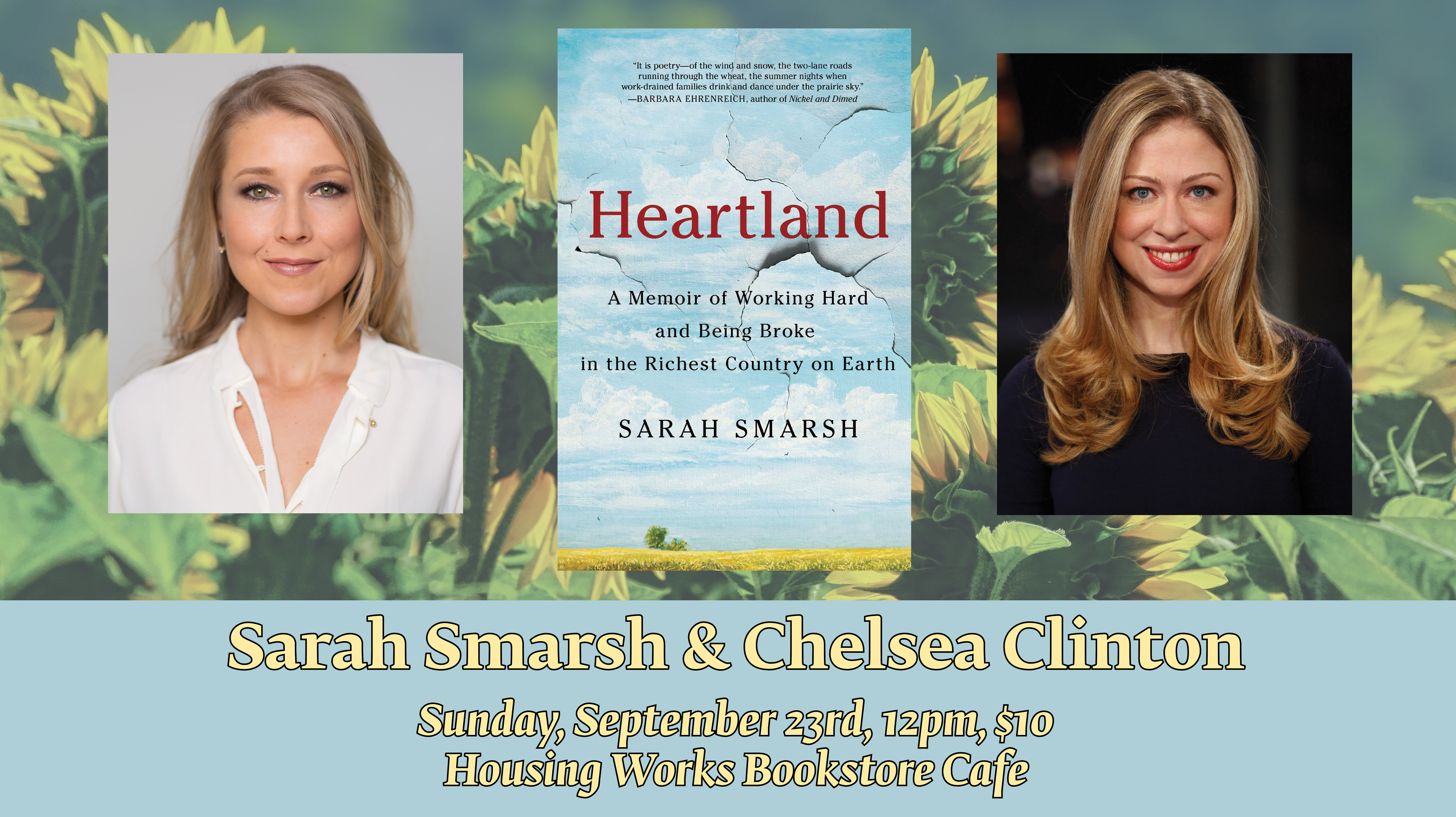 Heartland: Sarah Smarsh & Chelsea Clinton | Housing Works