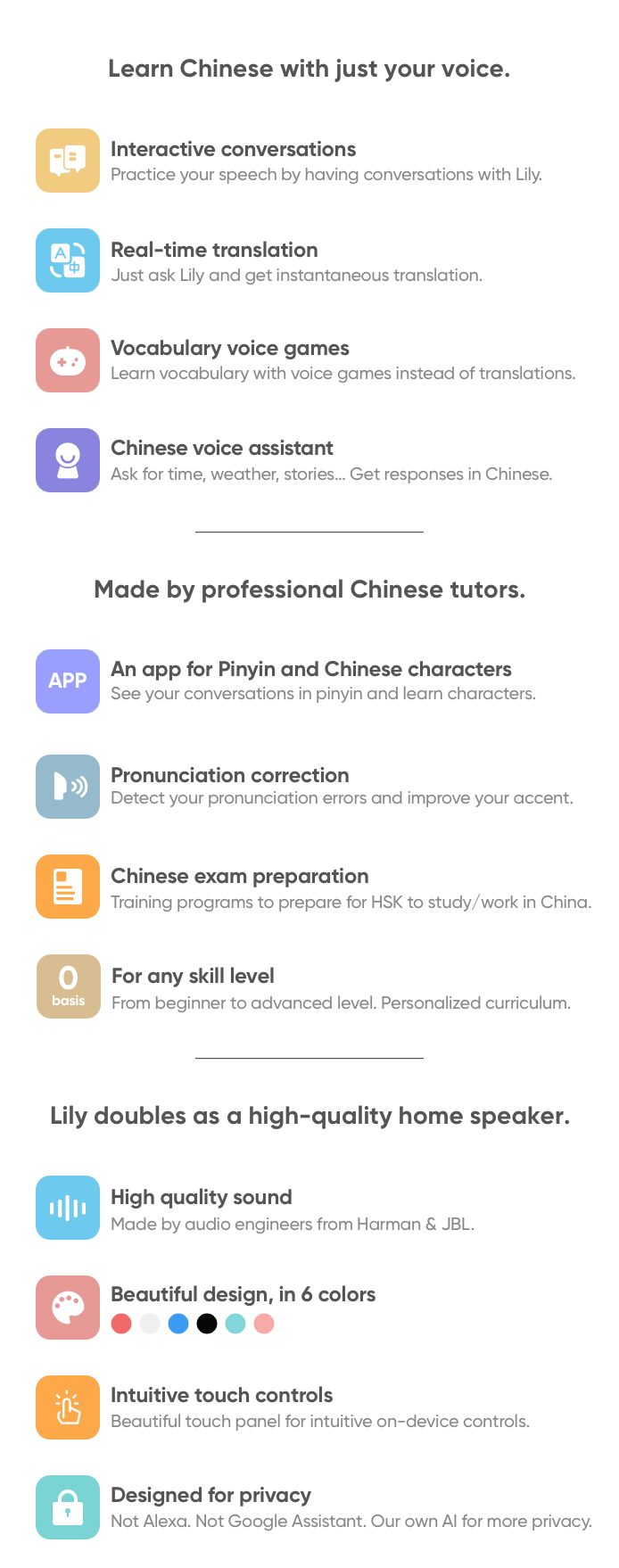 Lily: How to learn chinese with a smart speaker | Learn Mandarin