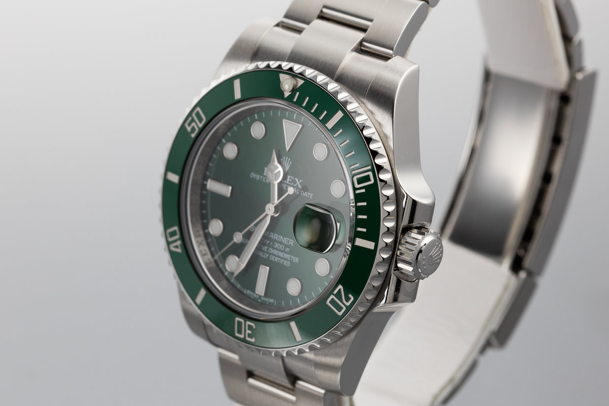 FS: 2014 Rolex Green Ceramic Submariner 116610LV "Hulk" with Box and ...