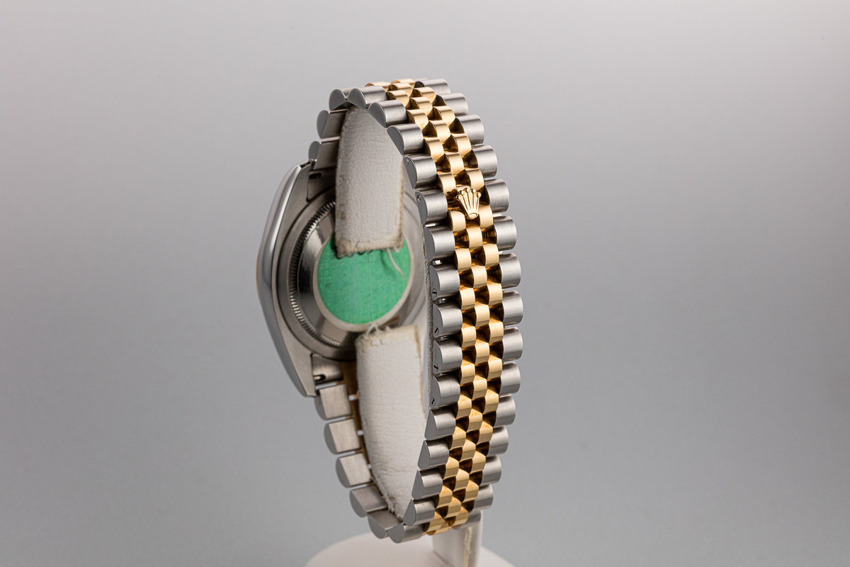 FS: 2003 Rolex Two-Tone DateJust 116223 Black Jubilee Arabic Dial with ...