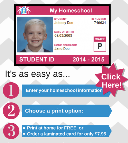 Free Homeschool ID Card! | Christian Home Educators Support System
