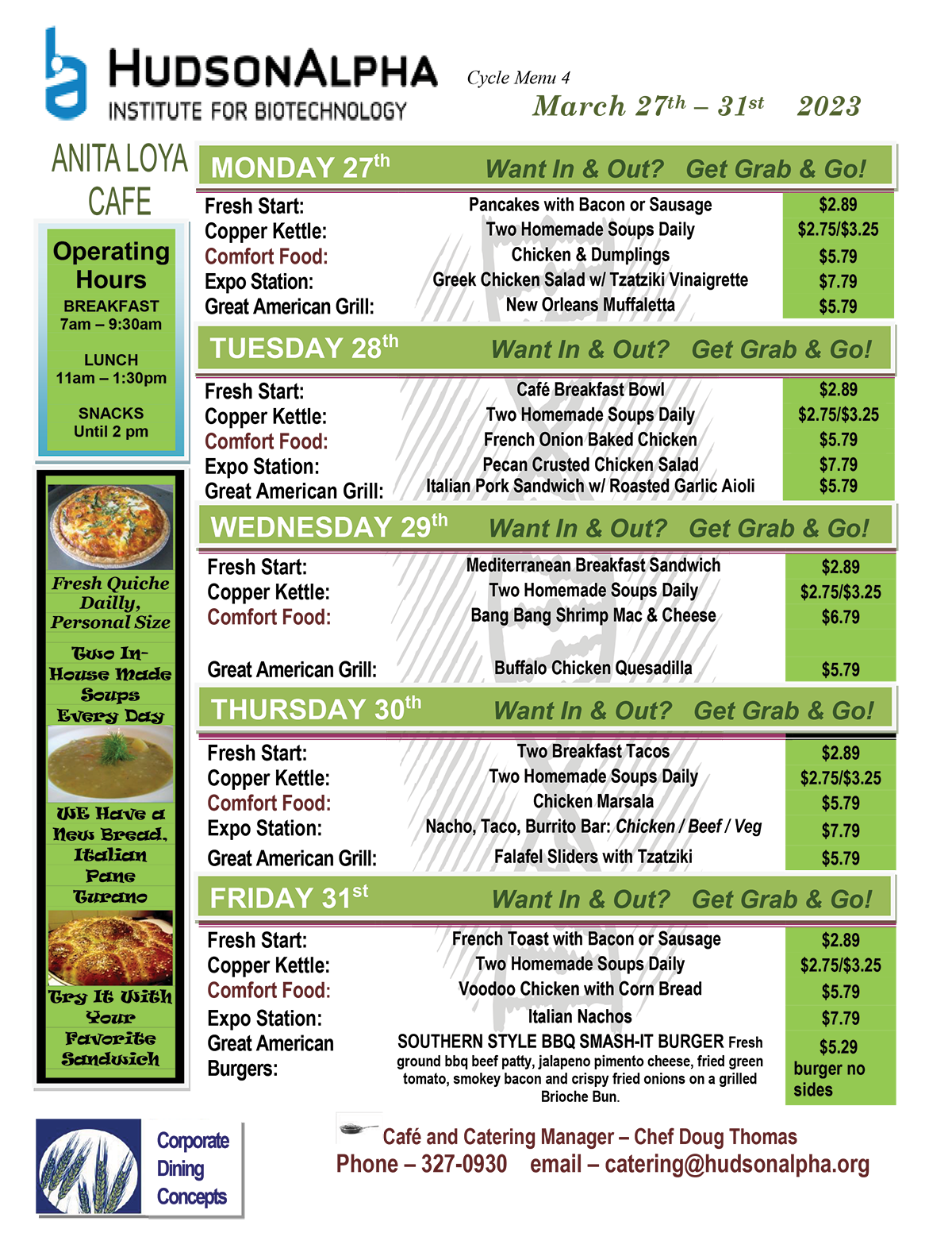 Atrium Cafe – HudsonAlpha Institute for Biotechnology