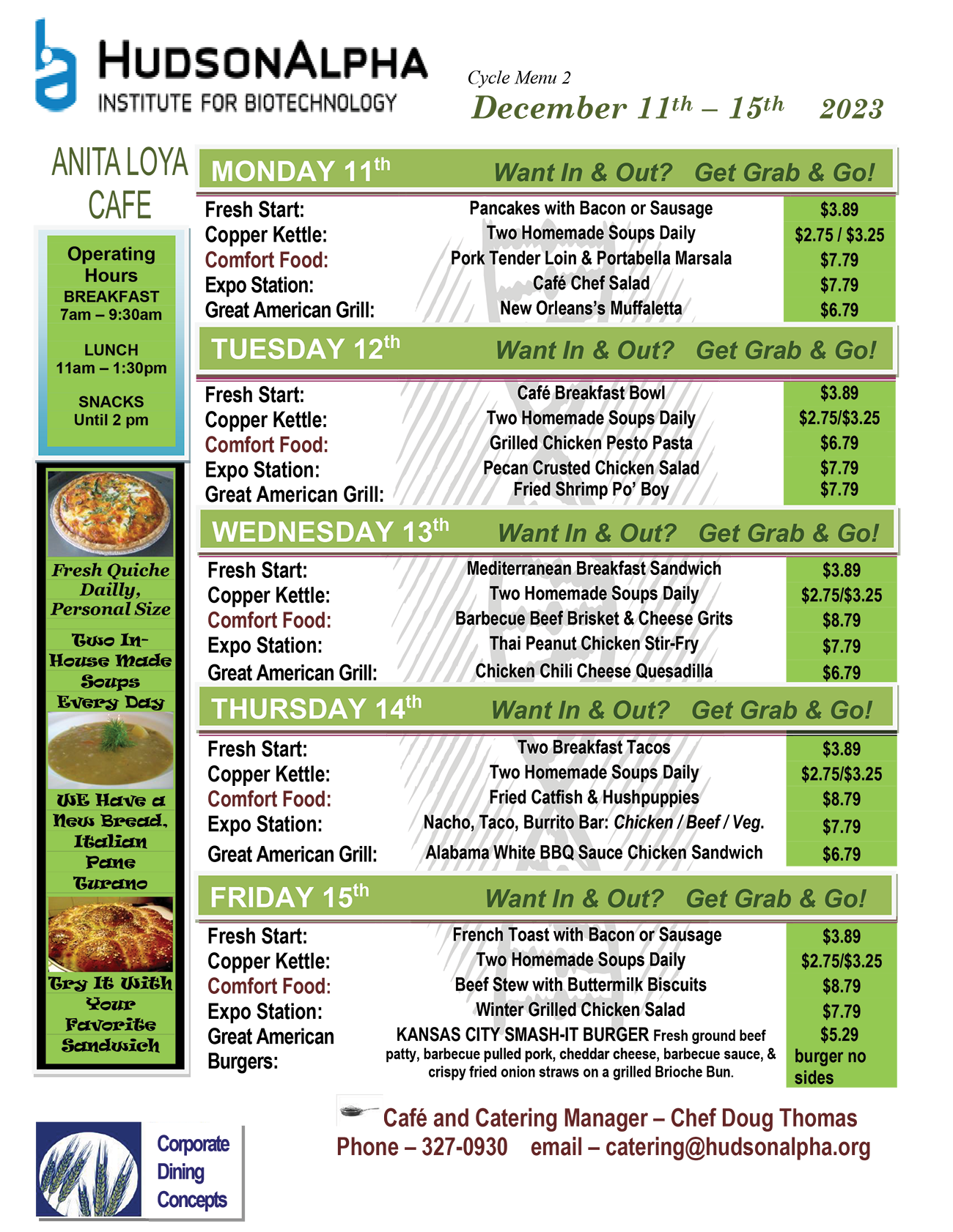Atrium Cafe – HudsonAlpha Institute for Biotechnology