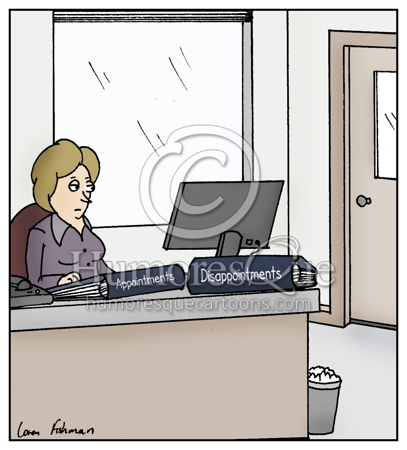 Cartoon: Appointments and Disappointments - Humoresque Cartoons