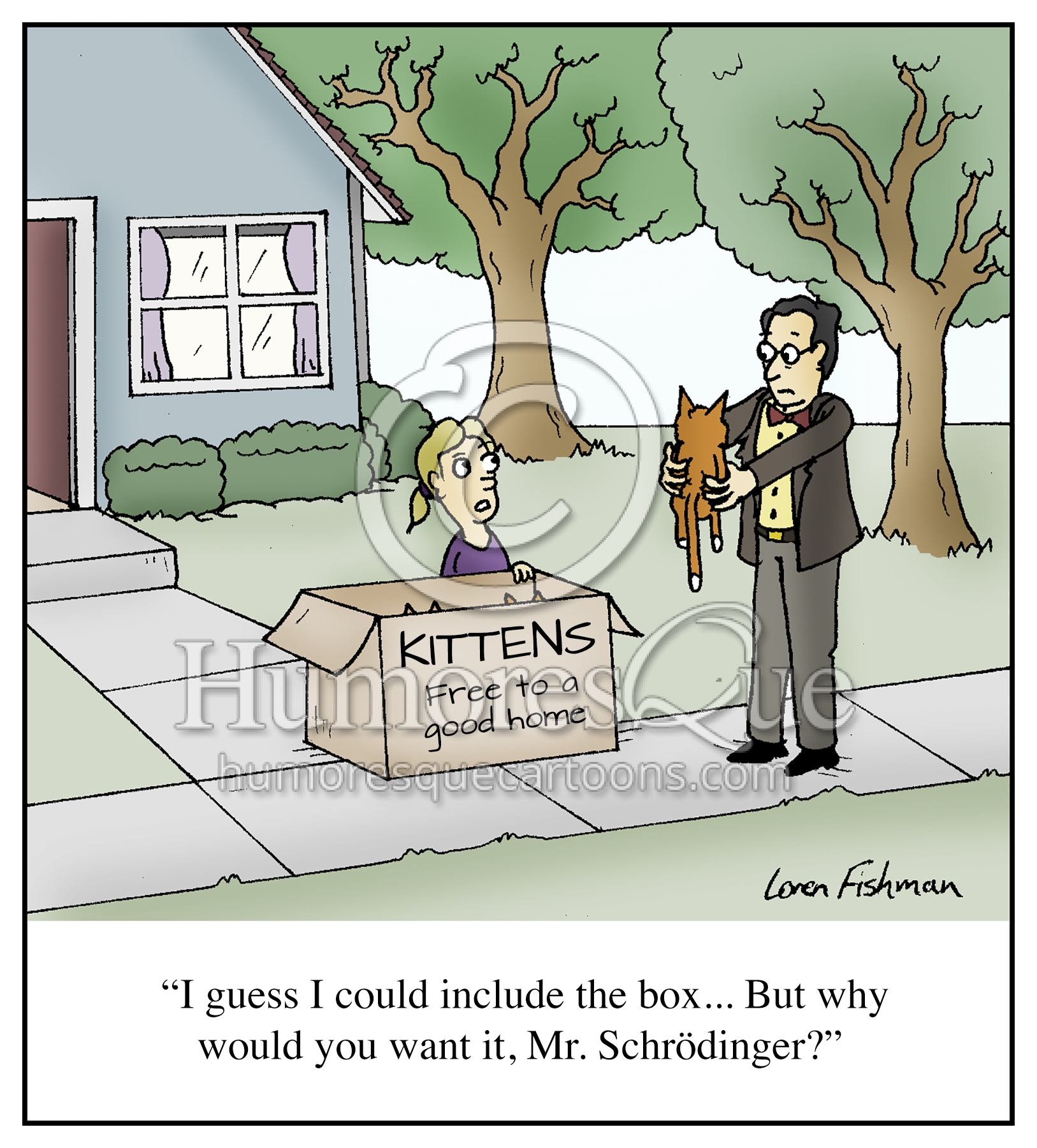 Cartoon: “I guess I could include the box. But why would you want it ...