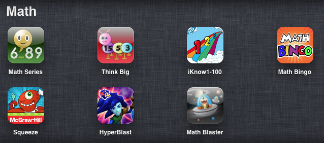 Math Apps – Fessenden Family Math Night 2012