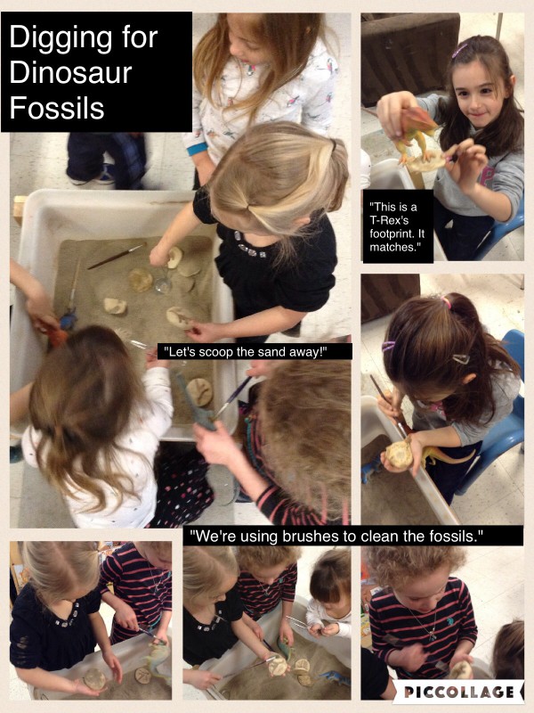 Digging for Dinosaur Fossils – Our Kindergarten Journey