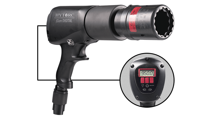 HYTORC - JGUN DIGITAL air torque wrenches, torque multipliers
