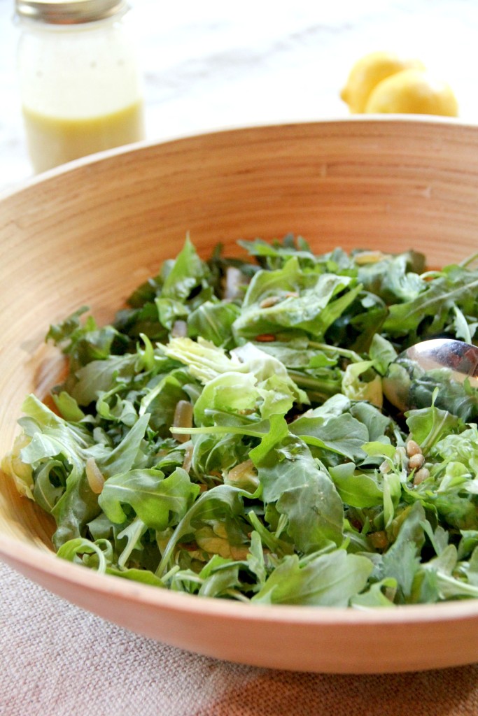 Green Salad with Arugula and Fresh Herbs