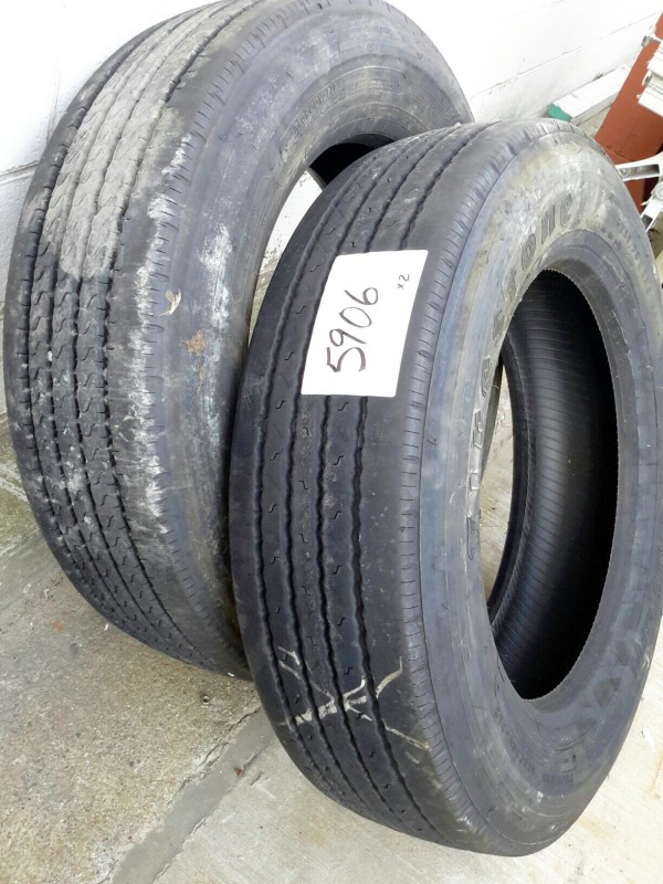 iBid Lot # 5906 - Firestone FT455 Radial 255/70R22.5 16PR Tires (2 each)