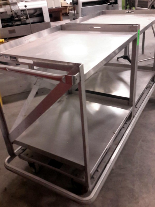 iBid Lot # 6614 - Useco Model 24-462-SP Stainless Steel Cart