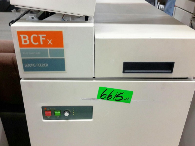 iBid Lot # 6615 - Bourg Booklet Maker BDFx & Bourg Feeder BCFx
