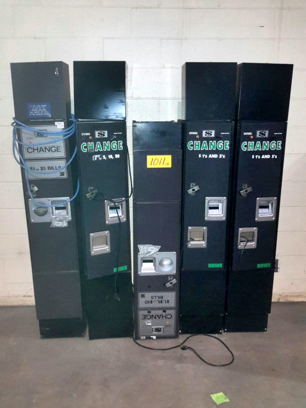 iBid Lot # 1011 - Vending Dollar Bill Change Machines (5 each)