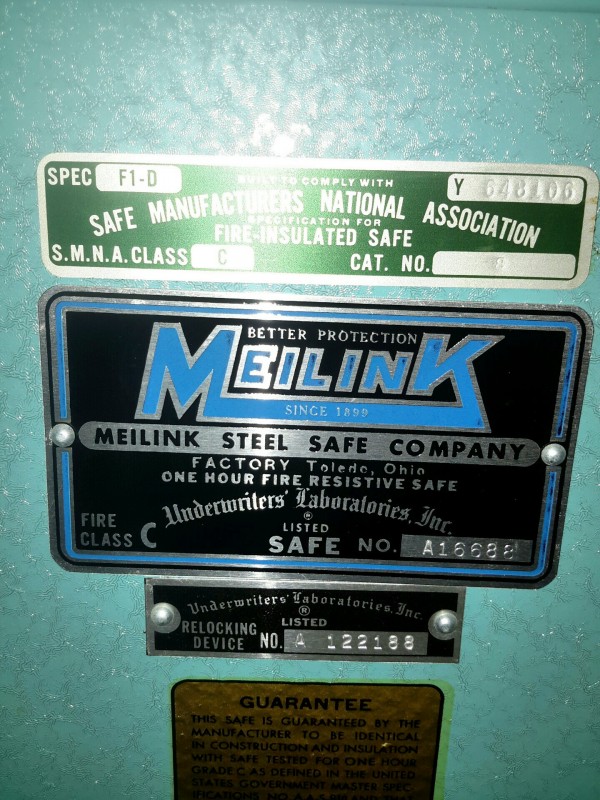 iBid Lot # 7418 - Meilink Safe (w/Combination)