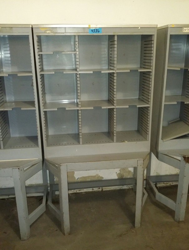 iBid Lot # 4336 - Mail Sorting Bin Table