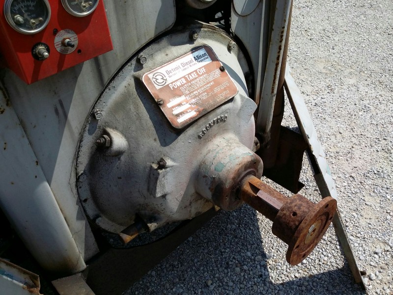 iBid Lot # 6074 - Detroit Diesel w/Power take-Off Clutch on a Trailer