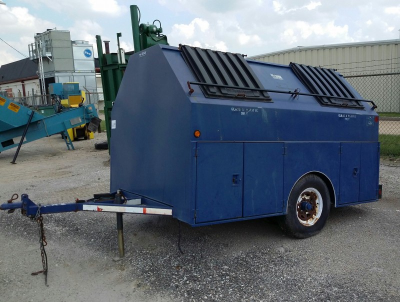 iBid Lot # 6084 - Pro-Tainer Recycle Dumpster Trailer