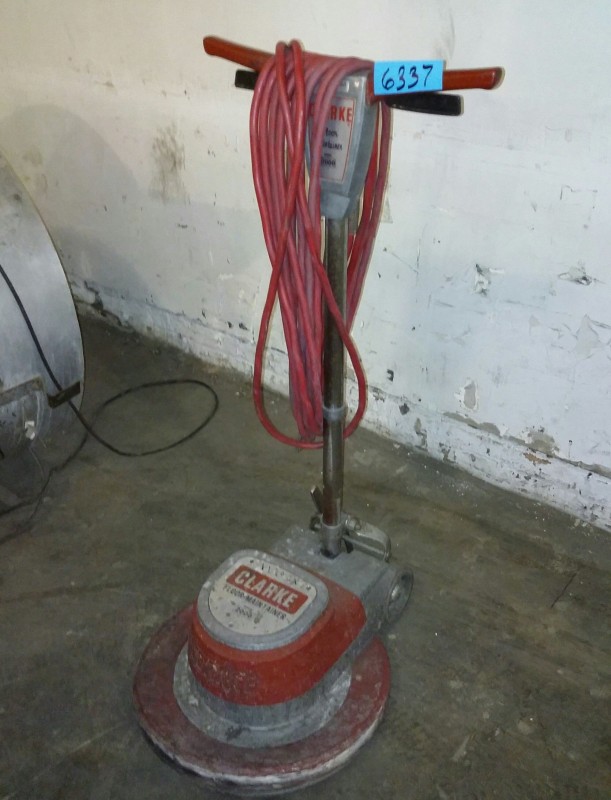 iBid Lot # 6337 - Clarke Model 2000 Floor Maintainer Buffer/Scrubber