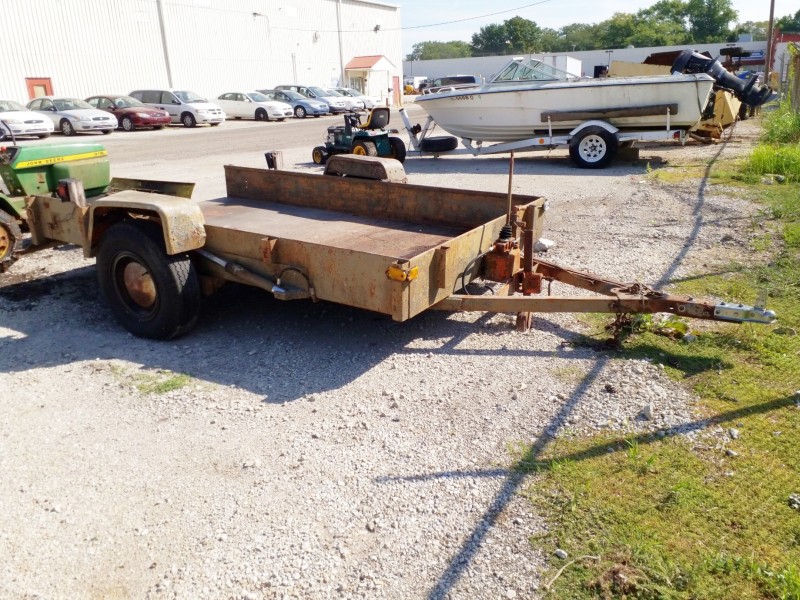 iBid Lot # 6892 - Trailevator by Magline Tilt Bed Utility Trailer (no title