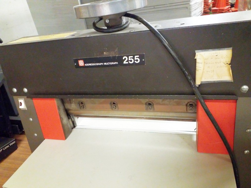 iBid Lot # 7621 - Addressograph Multigraph 255