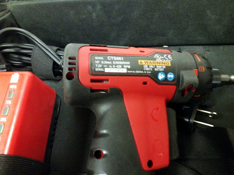 iBid Lot # 7666 - Snap-On Tools Model CTS661 Power Screwdriver