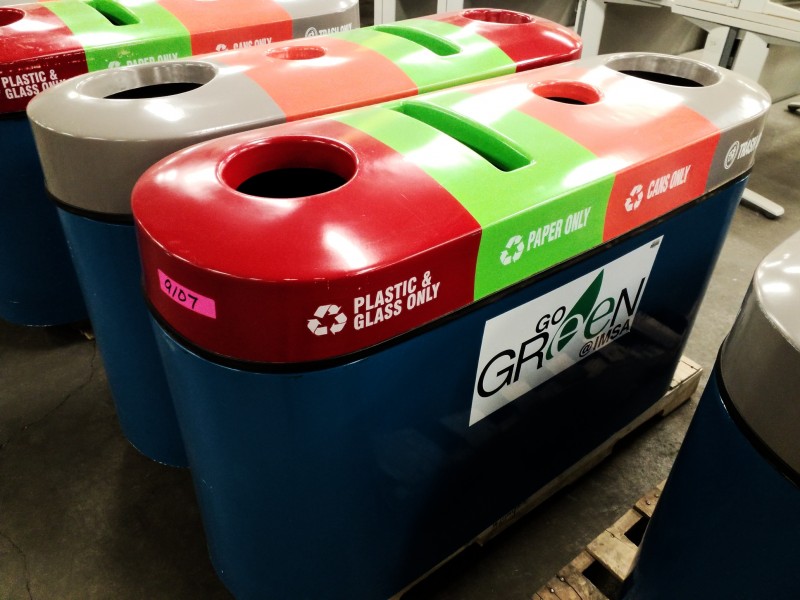 iBid Lot # 9107 - Go Green Recycling Containers (2 each)