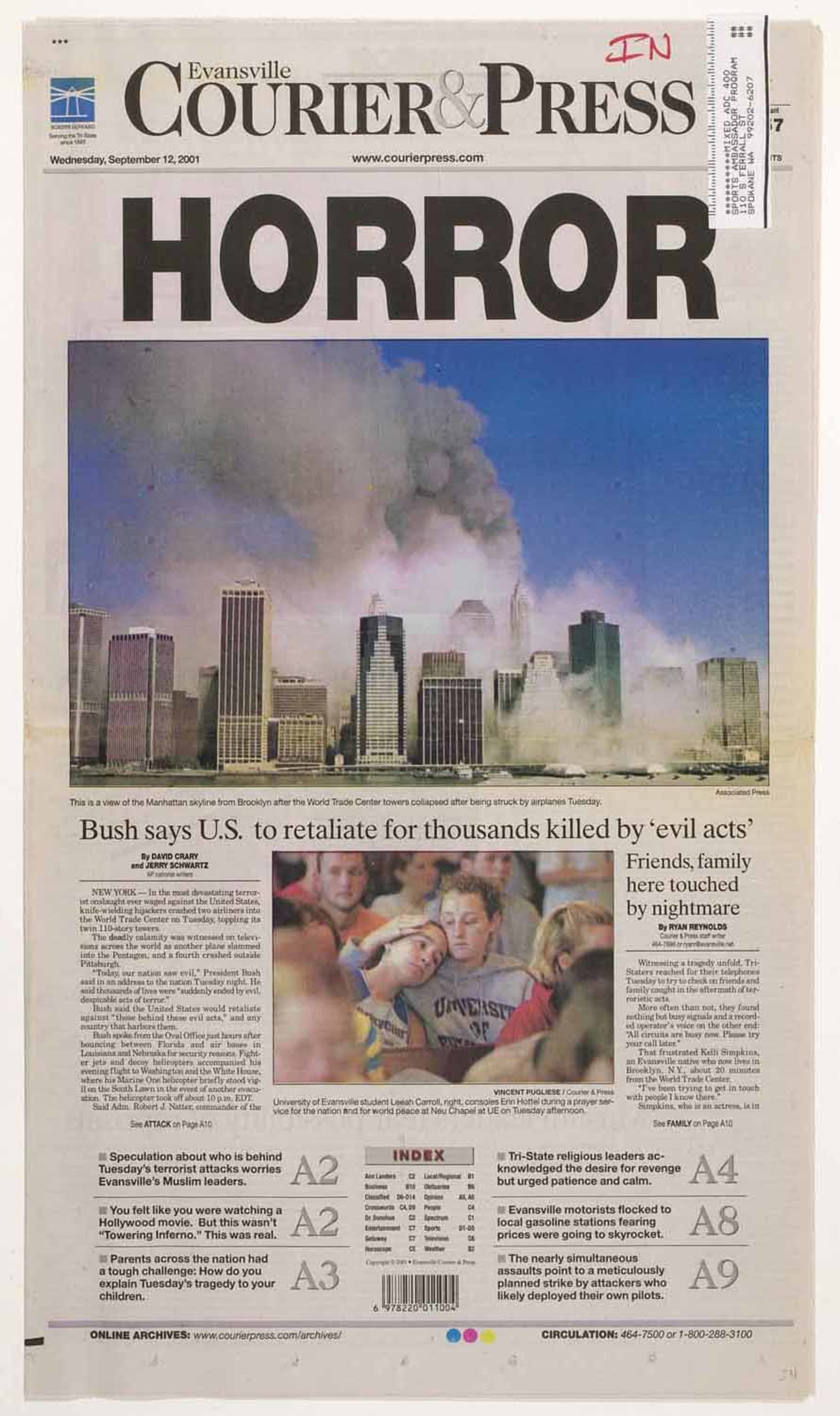 Newspaper: Horror | International Center of Photography